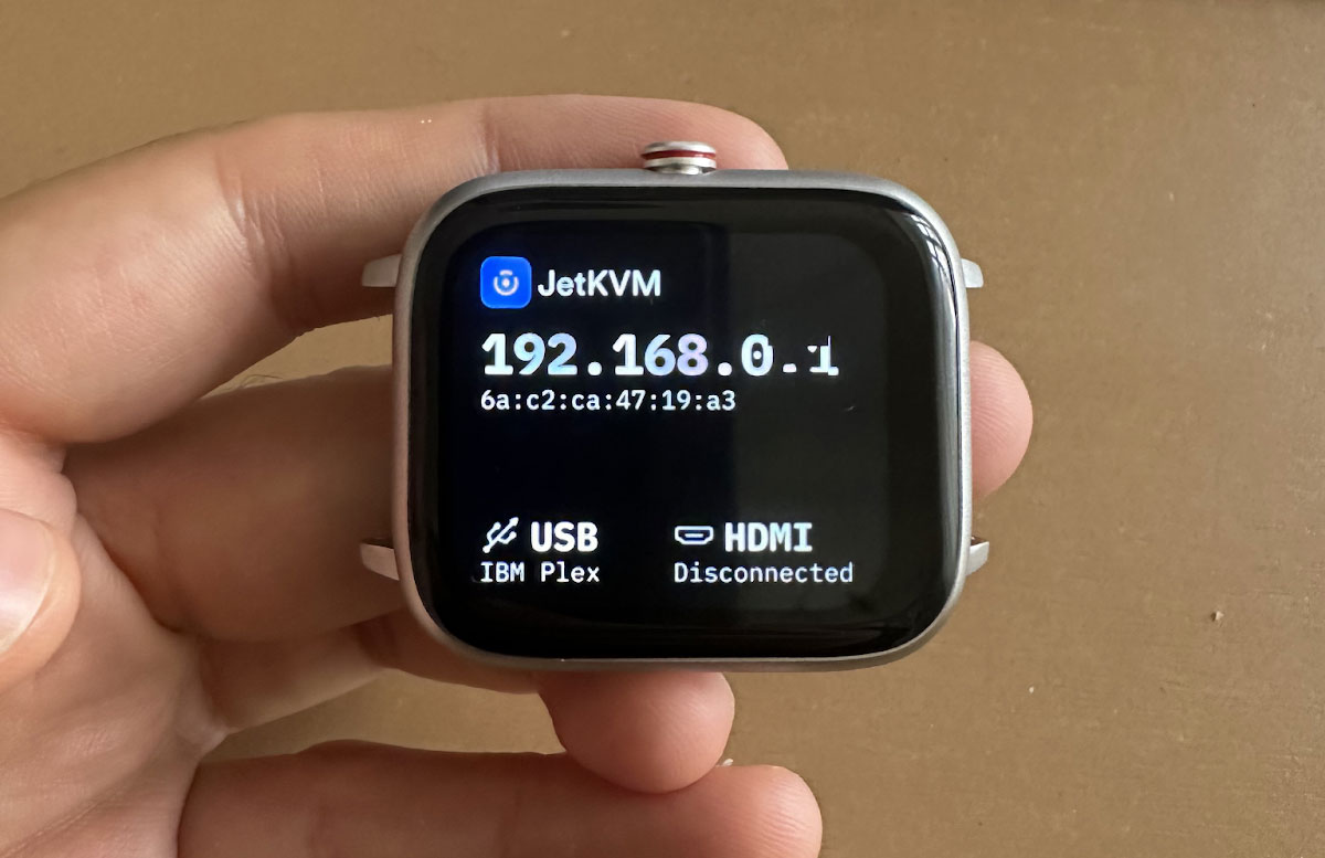 JetKVM: tiny IP KVM that's not an Apple Watch - Jeff Geerling